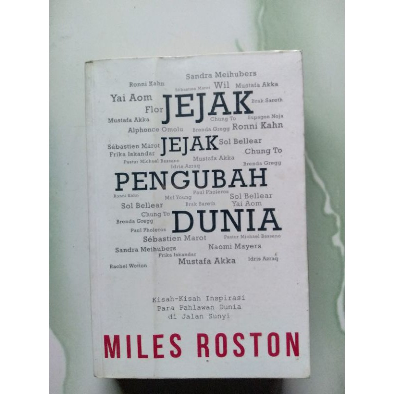 Jual Buku Ori - Jejak Jejak Pengubah Dunia - Miles Roston | Shopee ...