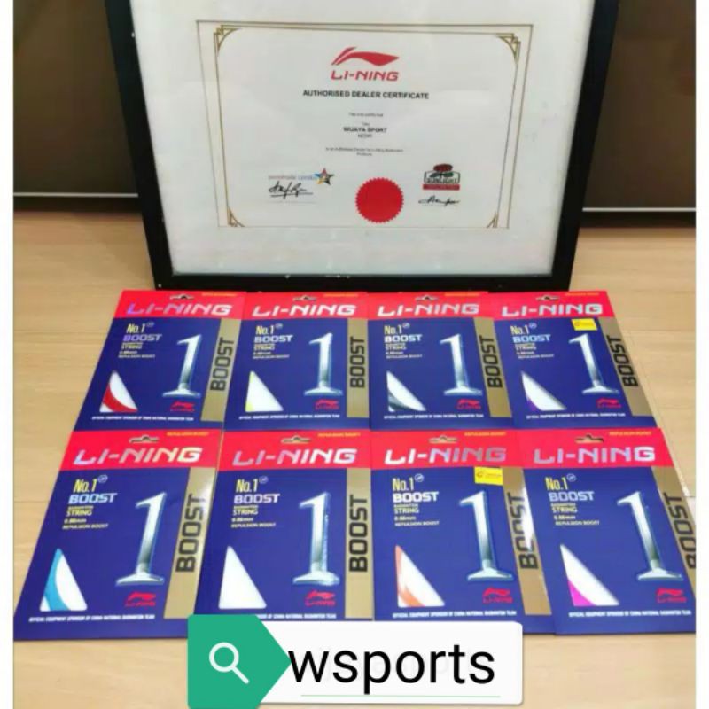 Jual Senar Badminton Lining Li Ning No 1 Boost No1 ORIGINAL | Shopee ...