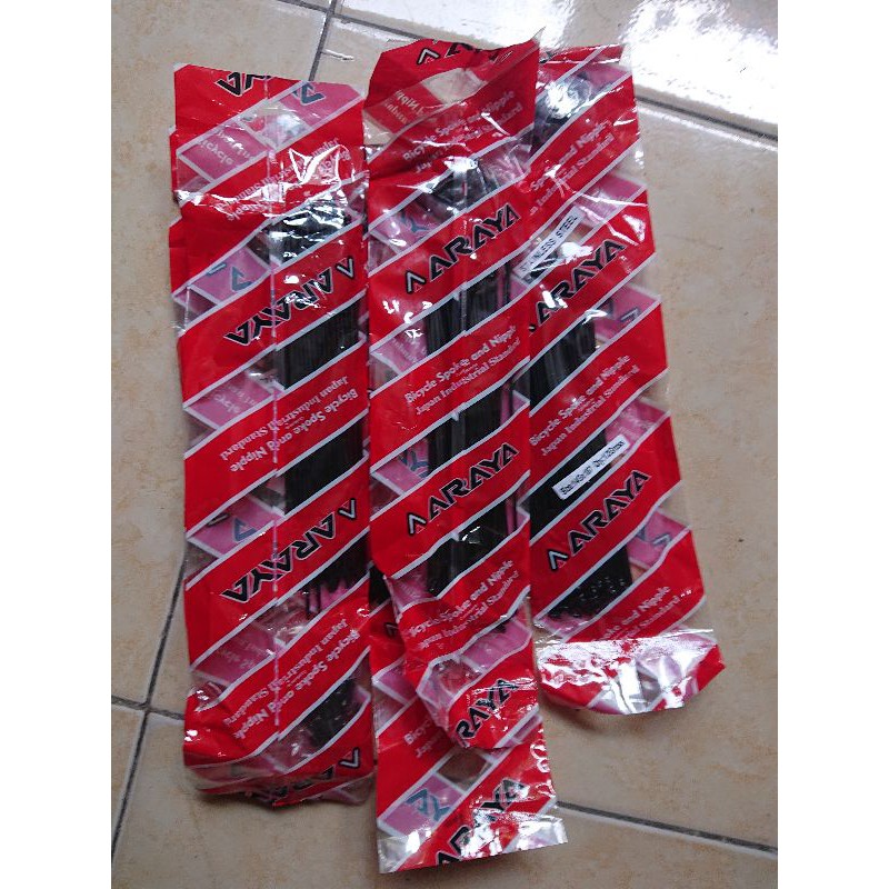 Jual spoke ruji jari jari sepeda ukuran 20 plus murni 187mm stainless ...