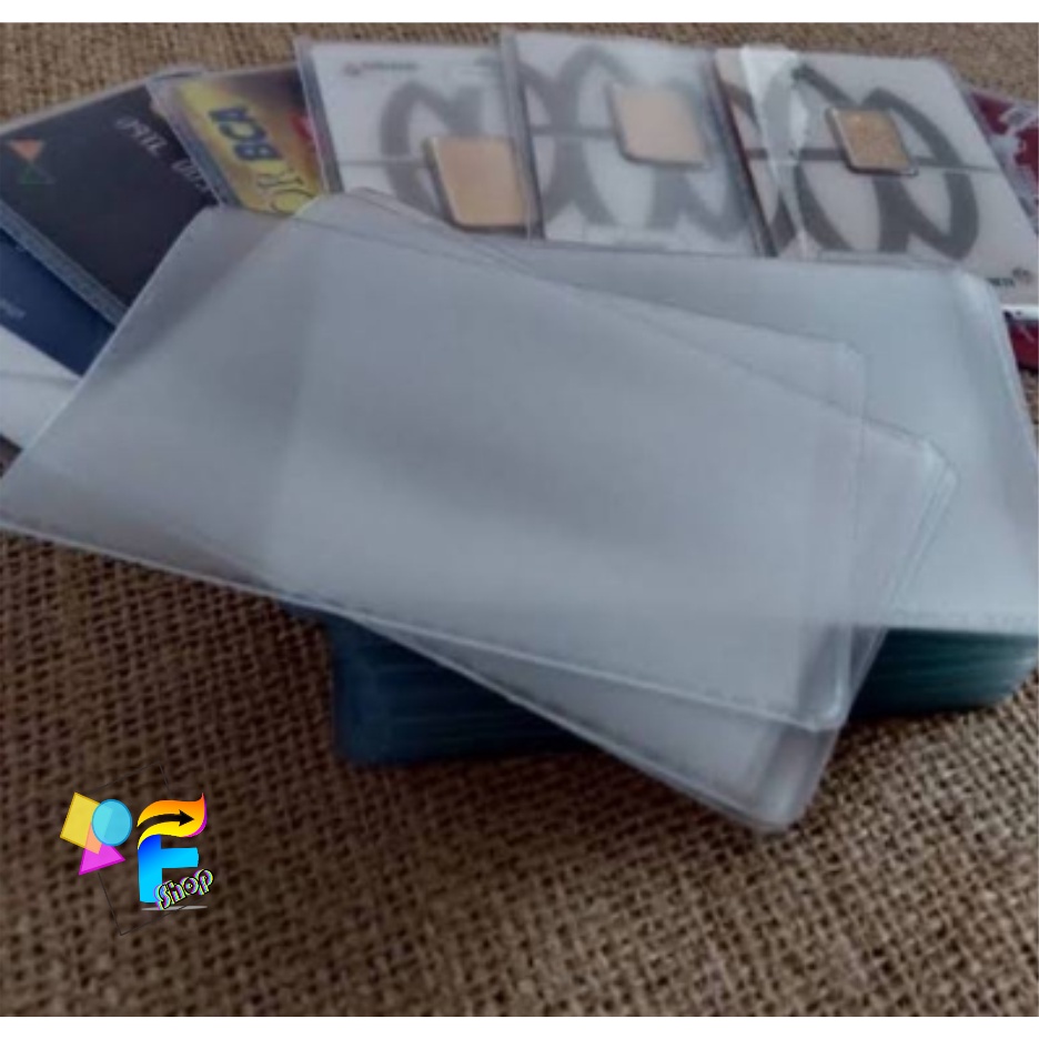 Jual Plastik Cover Doff Matte Etoll ATM KTP | Shopee Indonesia