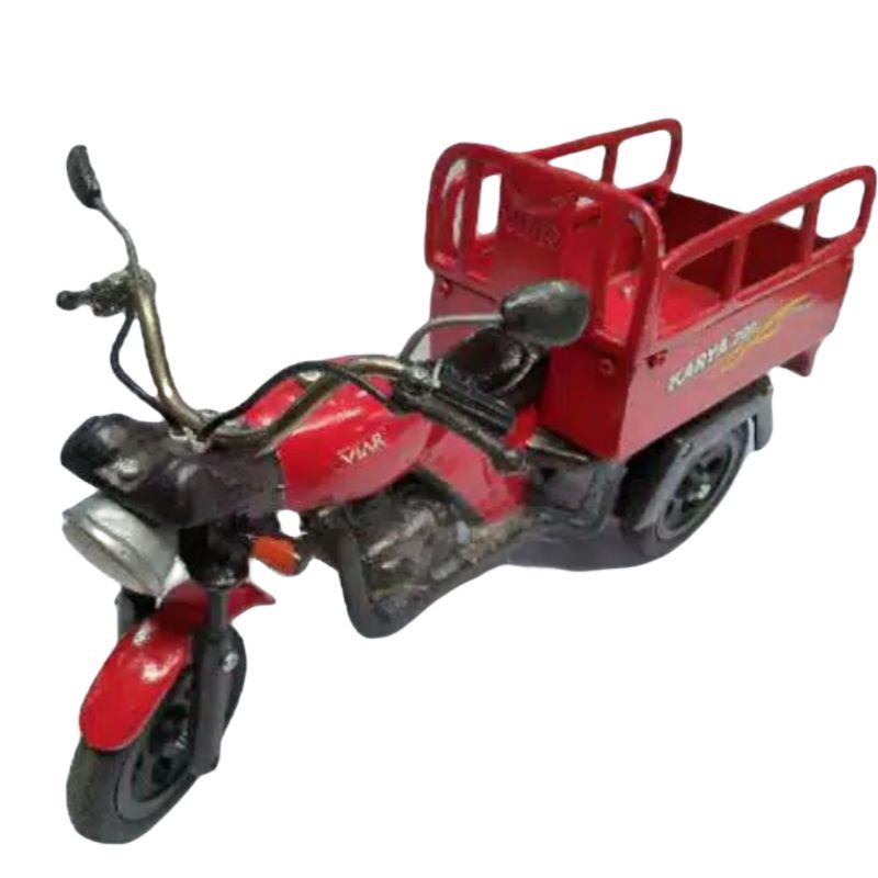 Jual PAJANGAN MINIATUR DIECAST GEROBAK SEPEDA MOTOR VIAR WARNA MERAH ...