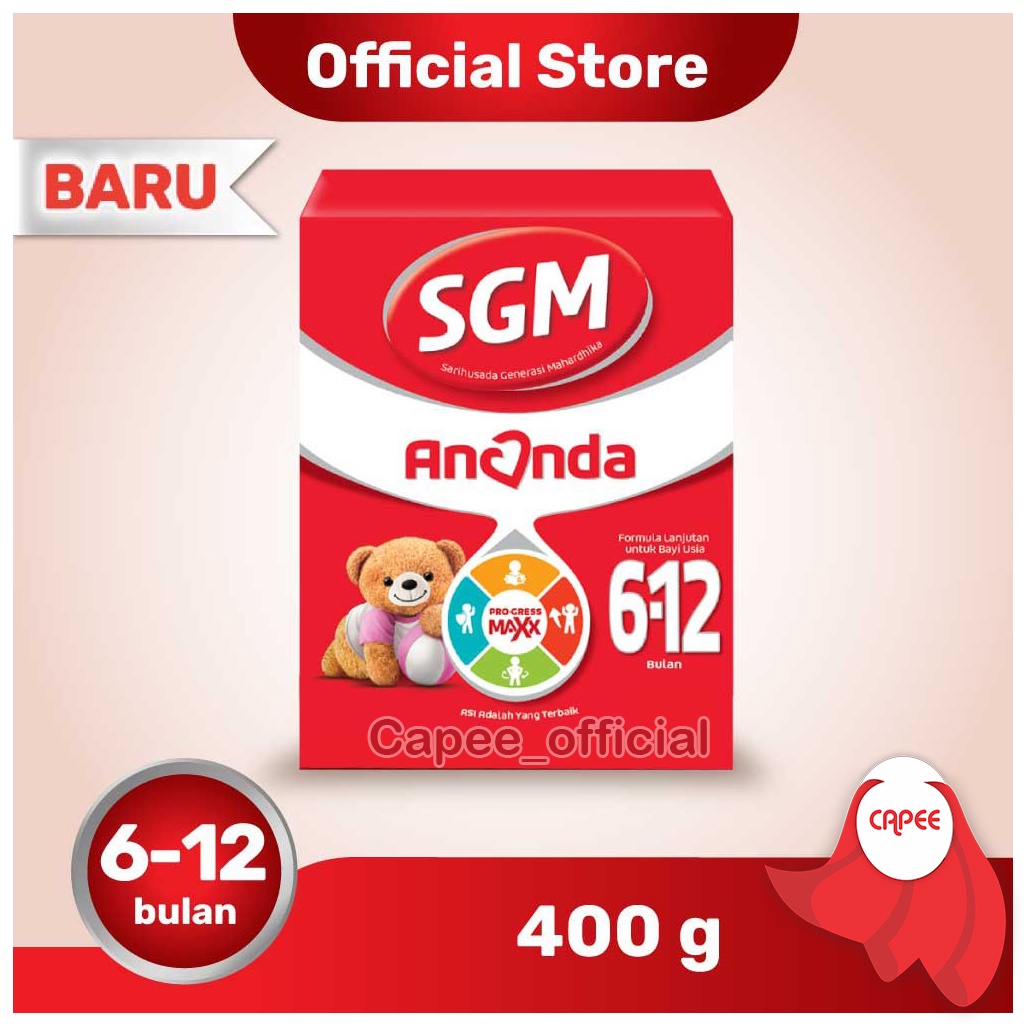 Jual Susu SGM Ananda 2 (6-12 Bulan) Formula Bayi Bubuk 400 gram ...