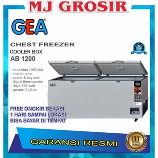 Jual GEA AB 1200 CHEST FREEZER BOX 1200 L LEMARI PEMBEKU 1200 LITER BY ...