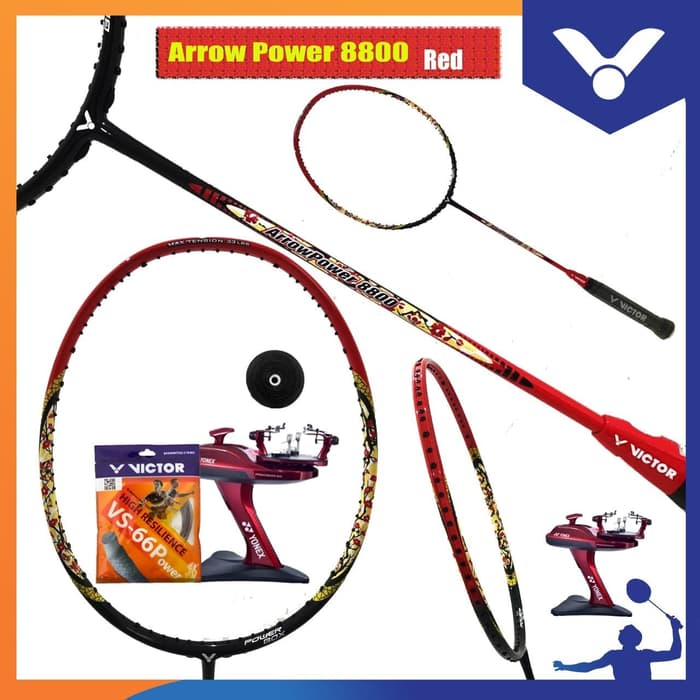 Jual RAKET BADMINTON VICTOR ARROW POWER 8800 ORIGINAL | Shopee Indonesia