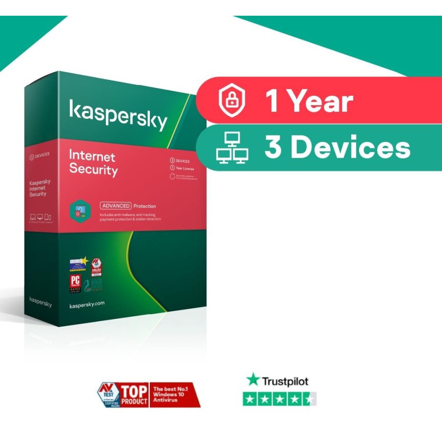 Jual Kaspersky Internet Security 3 user | Shopee Indonesia
