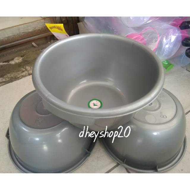 Jual Baskom SL mini 8inch / baskom mini silver | Shopee Indonesia