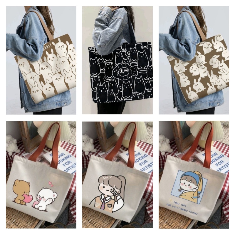 Jual Totebag Biu-Biu varian sablon | Shopee Indonesia