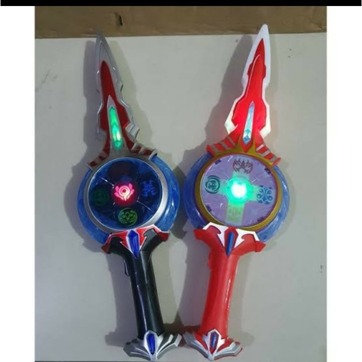 Jual mainan pedang ultraman mainan pedang light saber ultraman orb ...