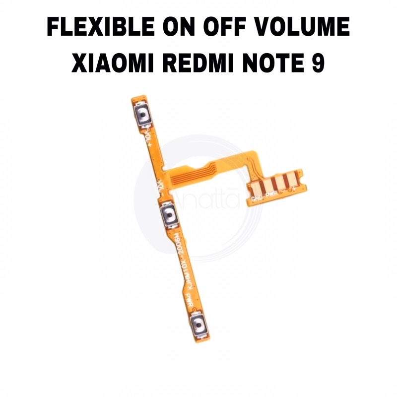 Jual Flexible On Off Volume Xiaomi Redmi Note 9 / Redmi 10X 4G - Flex Fleksibel Tombol | Shopee ...