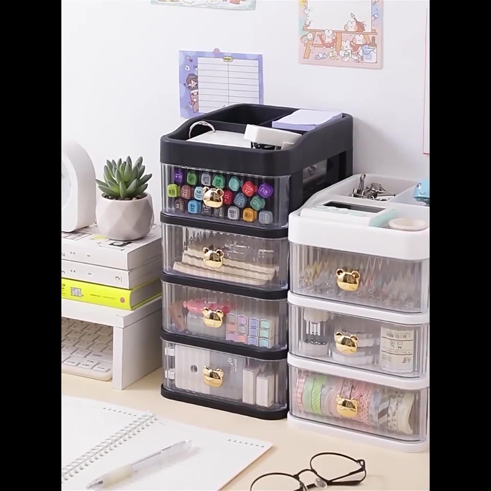 Jual ONE-K166 Rak Kosmetik Serbaguna 3 Laci Tempat Make Up Storage Box ...