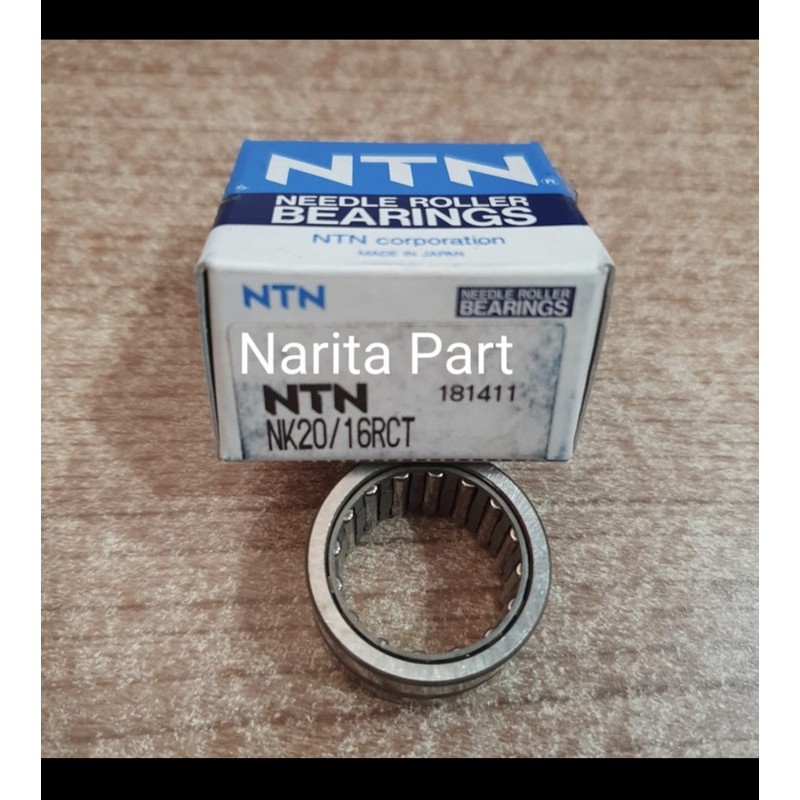 Jual Needle bearing NK 20/16 NTN Japan NK20/16 ukuran 20x28x16 | Shopee ...