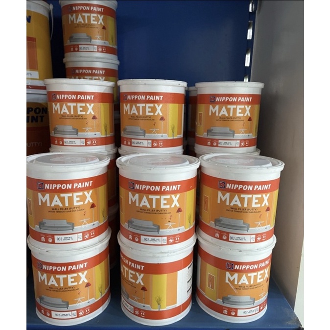 Jual Nippon Matex Wall Filler (Putty) Plamir Tembok 1Kg | Shopee Indonesia