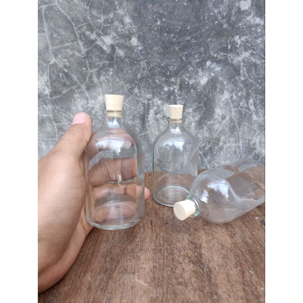 Jual Botol vial 100ml BENING tutup karet / segel almunium / Kayu ...