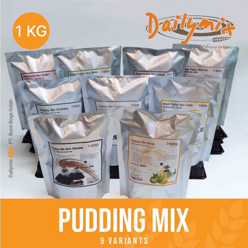 Jual ( Dailymix ) Pudding Instant / Bubuk Pudding Instant / Pudding ...