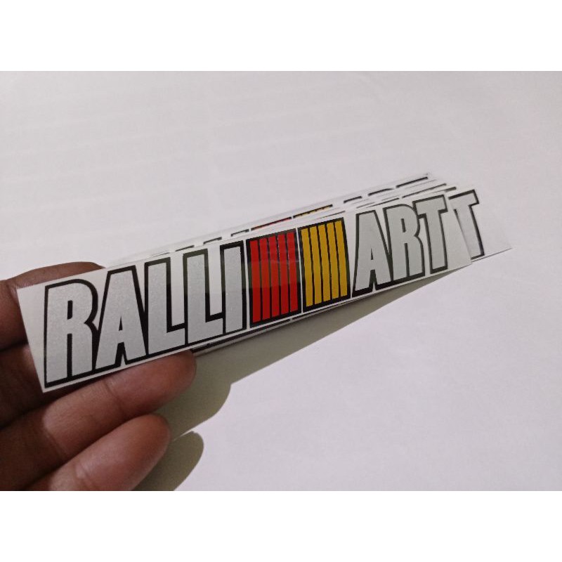 Jual STICKER RALLIART CUTTING | Shopee Indonesia
