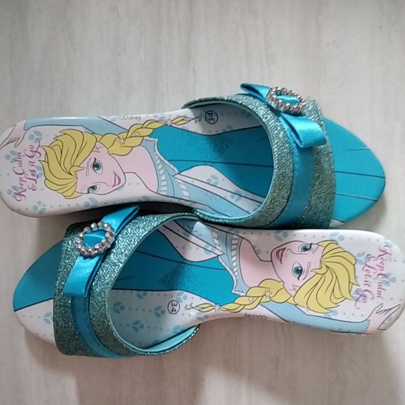 Jual SEPATU HAK ANAK ELSA FROZEN Ukuran 35 NEW | Shopee Indonesia