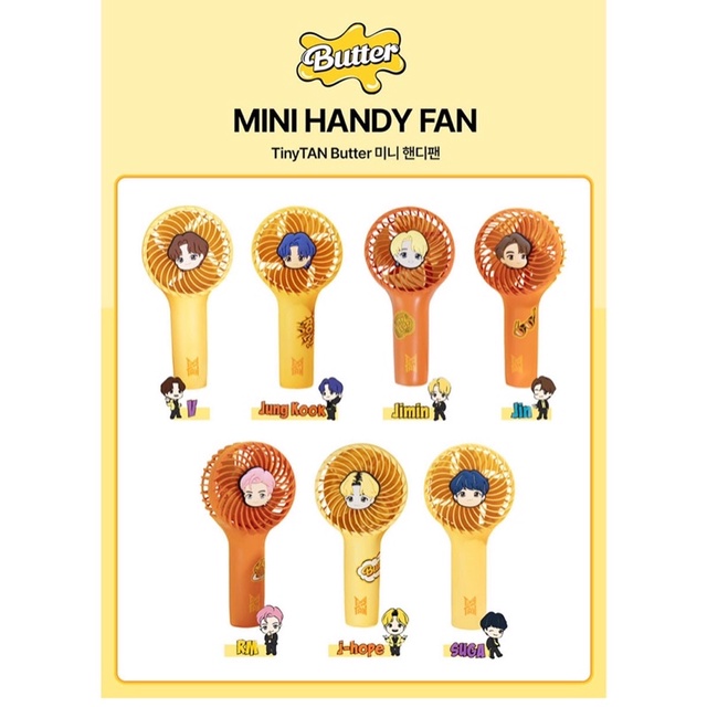 Jual [DP] BTS TINYTAN MINI HANDY FAN BUTTER TINYTAN | Shopee Indonesia