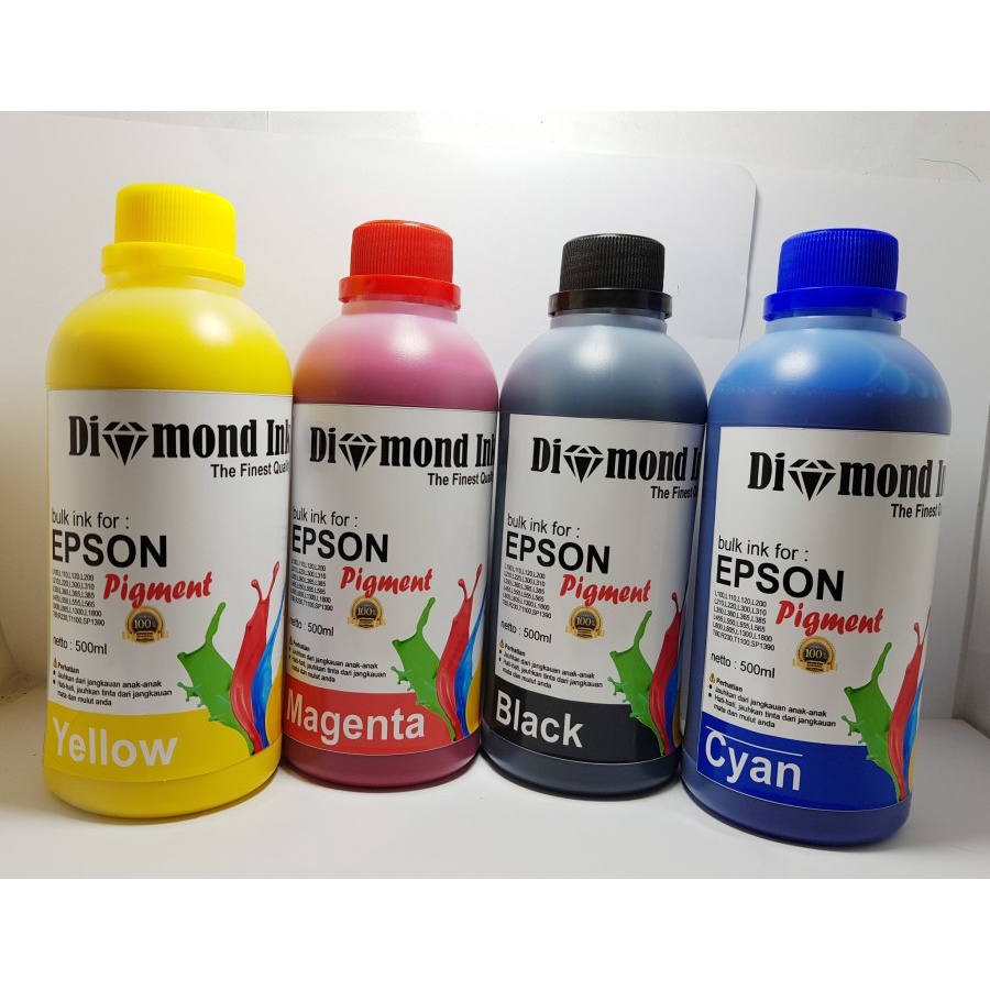 Jual Tinta Pigment Epson Diamond Ink 500ml Best Photo Quality | Shopee ...