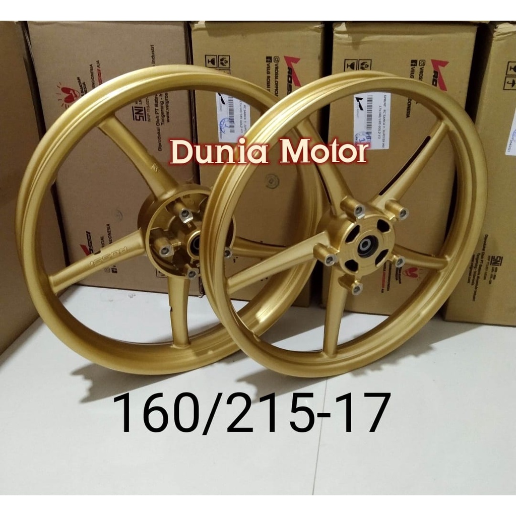 Jual VELG PELEK MODEL RCB SATRIA FU 150 RX KING JUPITER MX 135 DOUBLE ...