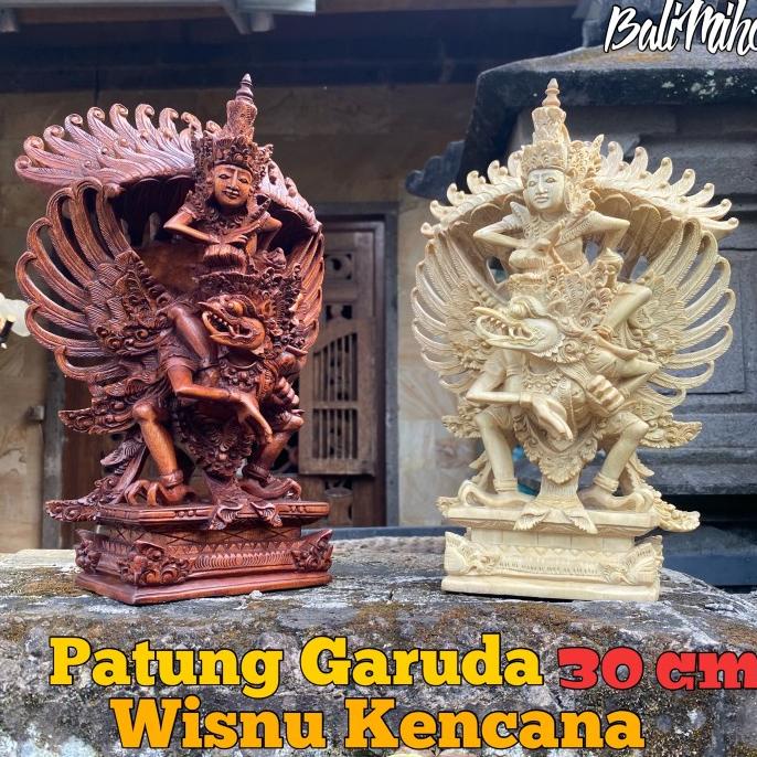 Jual Patung Garuda Wisnu Kencana 30 cm Patung GWK Patung Garuda Kayu ...
