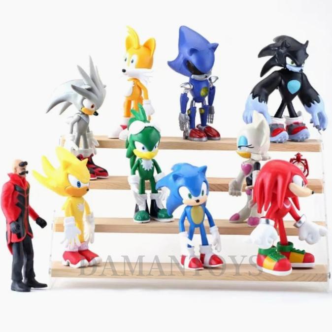 Jual mainan sonic the hedgehog 2 shadow Figure set 10 | Shopee Indonesia