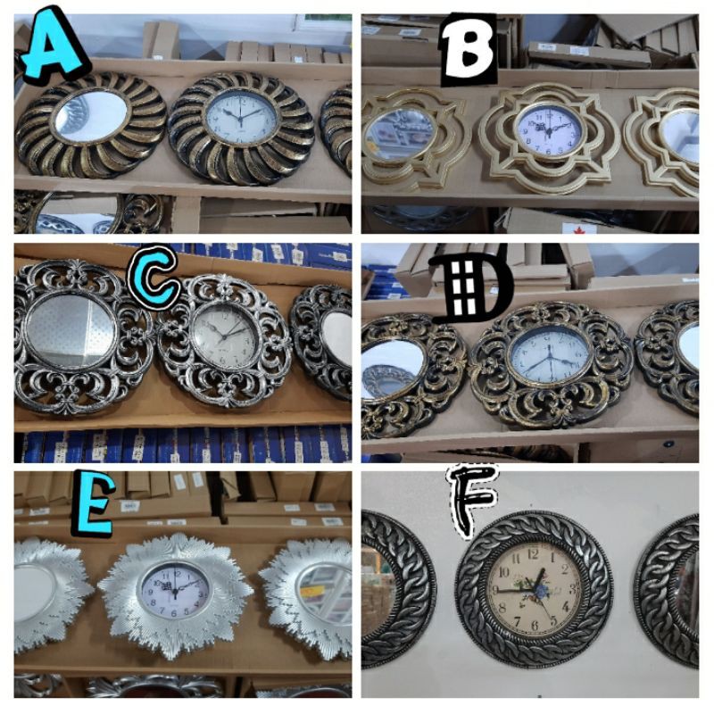 Jual Jam dinding cermin set isi 3 pcs | Shopee Indonesia