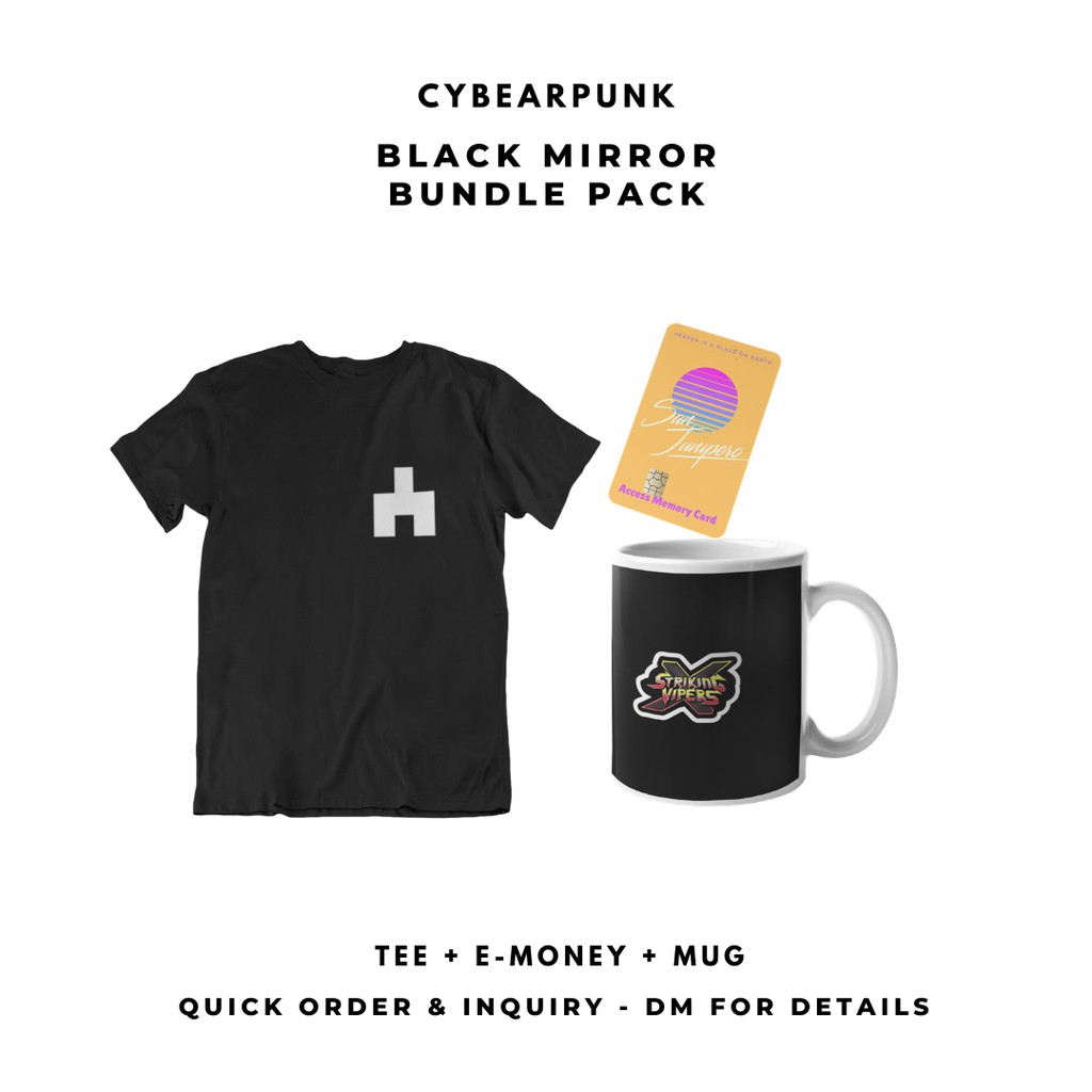 Jual Black Mirror Bundle Pack (Kaos White Bear + Striking Vipers Mug ...