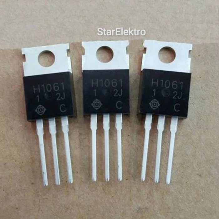 Jual H1061 Transistor NPN to-220 Hitachi 4A 80V | Shopee Indonesia