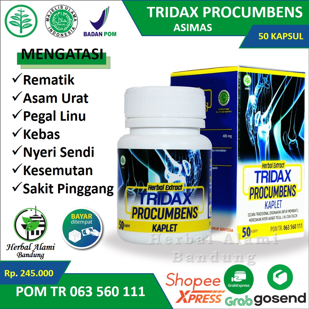 Jual Tridax Procumbens Kaplet Untuk Asam Urat Pegal Linu Nyeri Sendi dan Encok | Shopee Indonesia