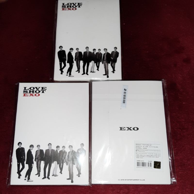 Jual EXO - Postcard Set (Love Shot) | Shopee Indonesia