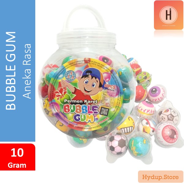 Jual Permen Karet | Bubble Gum Viral Tik Tok Kemasan Satuan & Toples ...