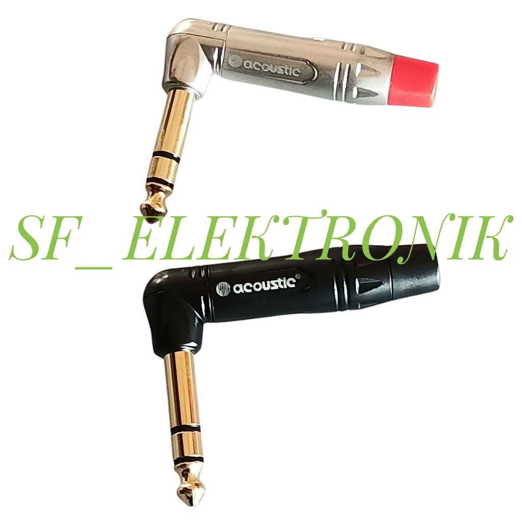 Jual Jack Jek Mic Akai Stereo Bengkok L Merk Acoustic 6.5mm | Shopee ...
