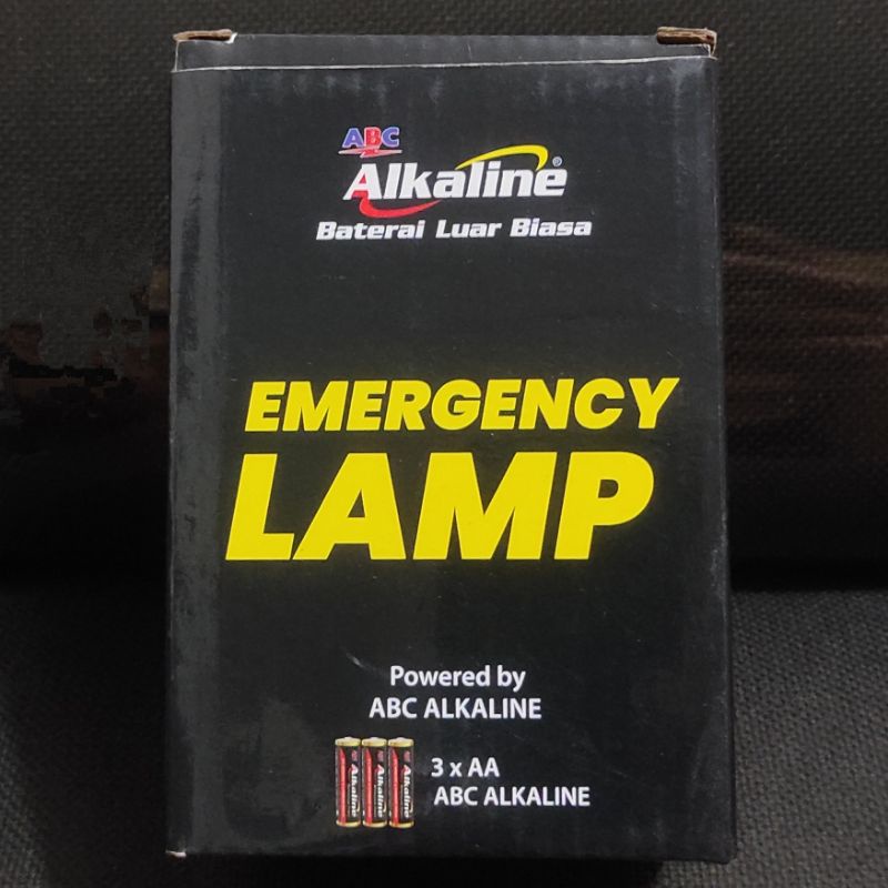 Jual Senter Lampu Lentera LED Baterai AA A2 Hitam ABC Alkaline Original ...