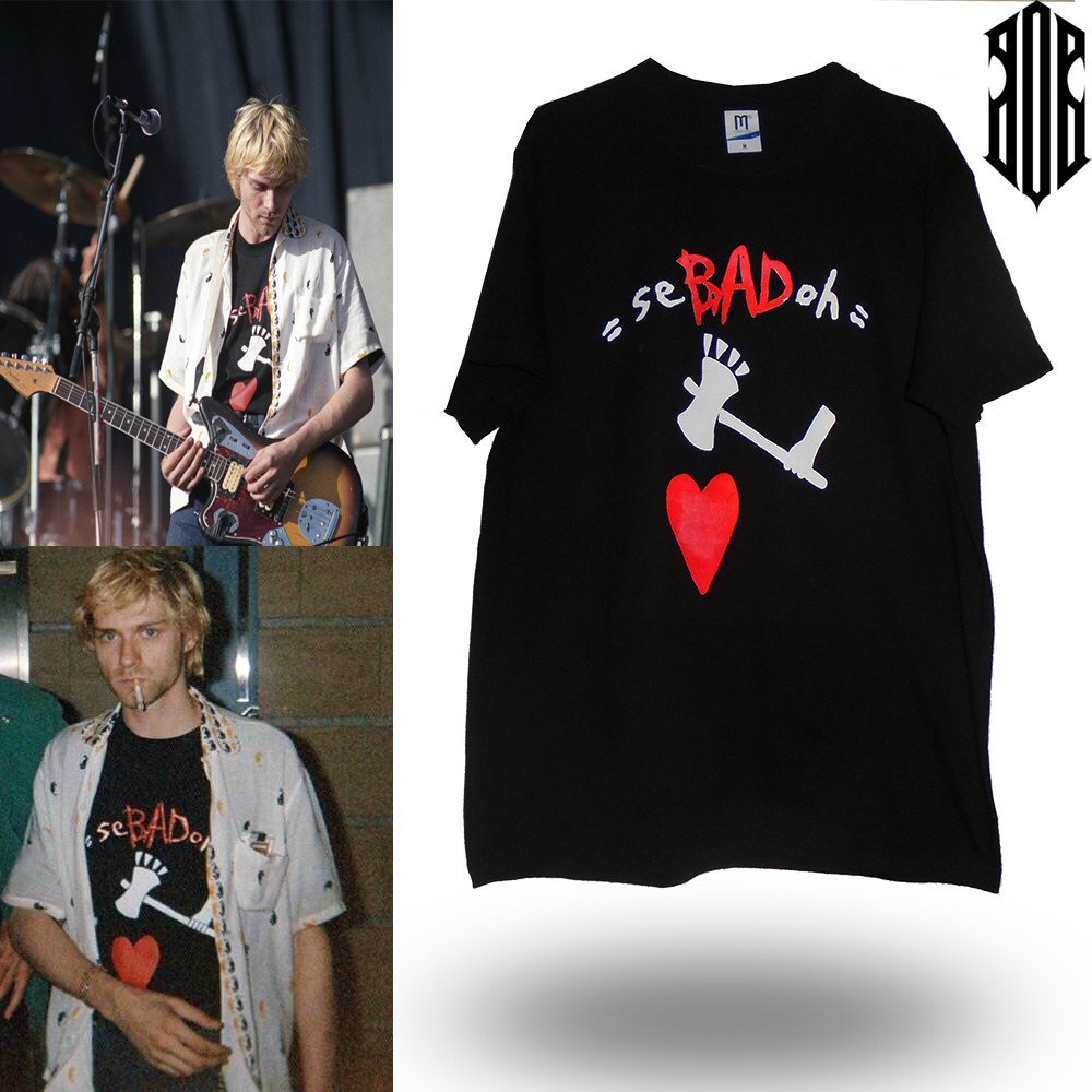 Jual Kaos Sebadoh Replika kurt cobain | Shopee Indonesia