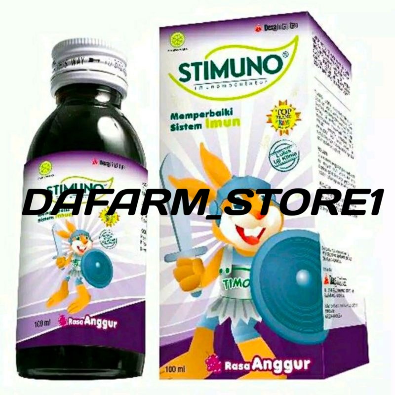 Jual Stimuno Syrup 100 ml / Stimuno Syrup 60 ml / Daya Tahan Tubuh Anak ...