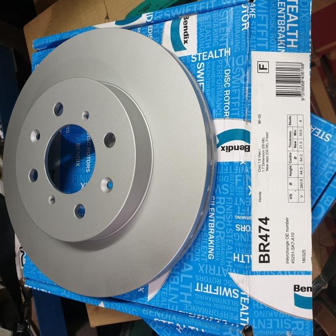 Jual Tromol & piringan rem mobil/ ROTOR Disc Brake Honda Freed/Piringan ...