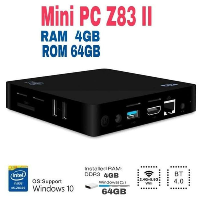 Jual Mini PC Z83 II 4GB Ram 64GB Rom Intel X5 Quadcore HDMI Wifi ...