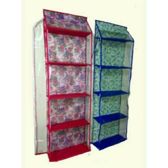 Jual HBO Rak gantung tas bag organizer resleting full sekat triplek ...