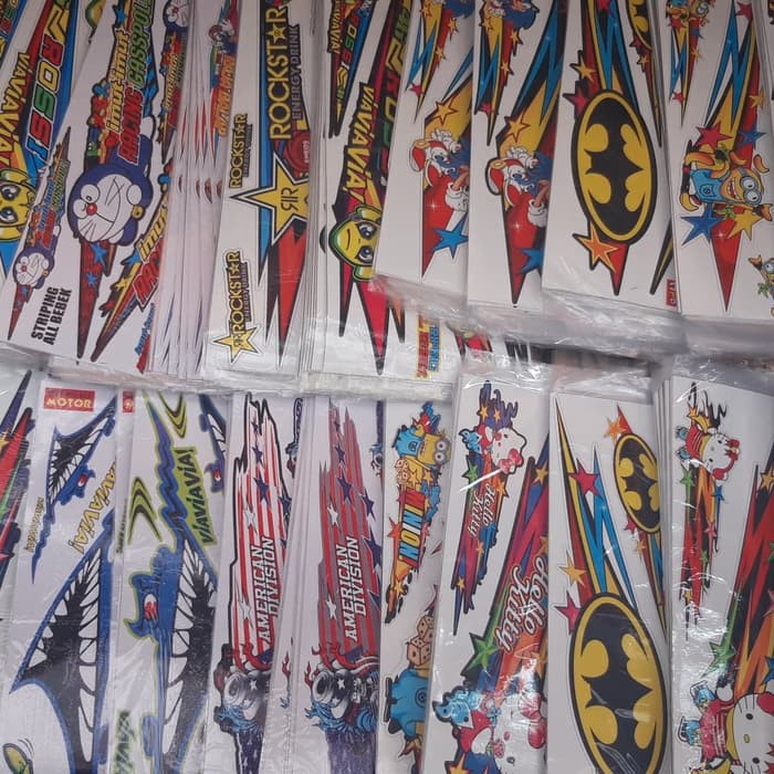 Jual striping all matic stiker sticker universal all motor matic ...