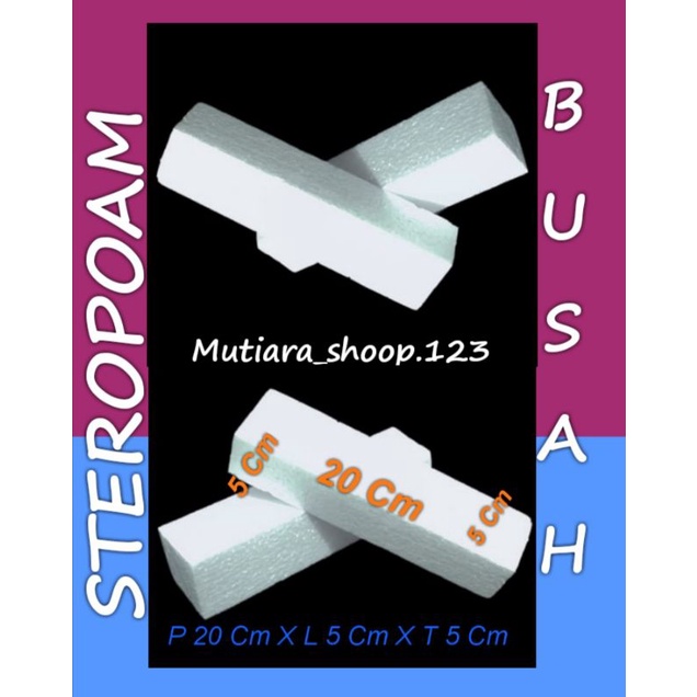 Jual BUSA STEROPOAM BUSA KERING SERBAGUNA 20X5X5 ISI 3 PCS | Shopee ...