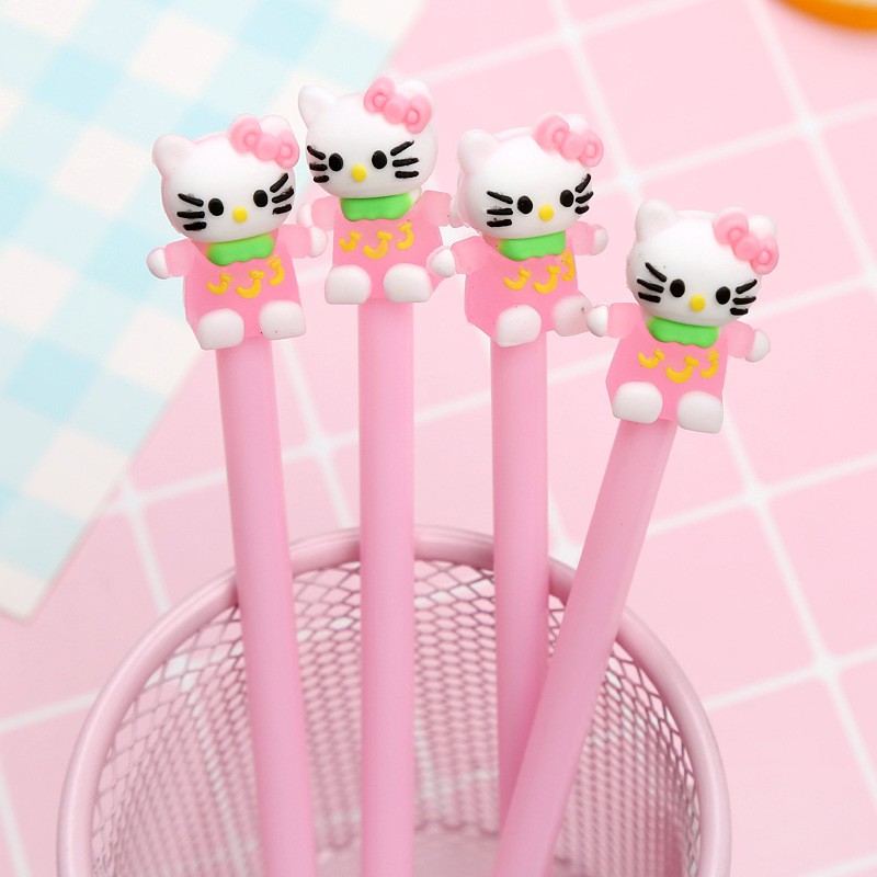 Jual Selusin Pena Hello Kitty / Pulpen Hello Kitty Cat | Shopee Indonesia