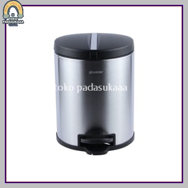 Jual Krisbow Tempat Tong Sampah Stainless Pedal Injak 5 Liter | Shopee Indonesia