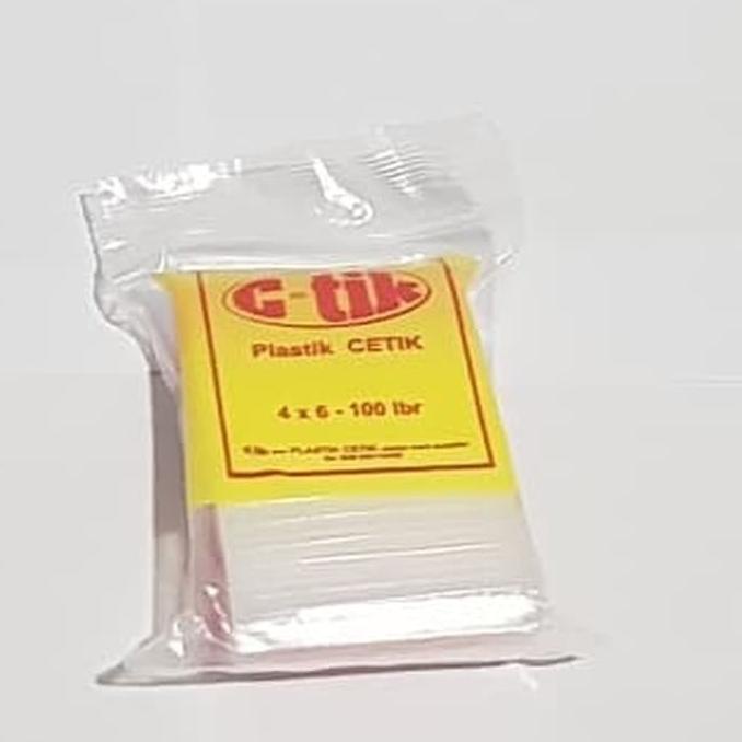 Jual Plastik Klip Cetik/Plastik klip 4 x6 cm/ plastik klip isi 100 ...