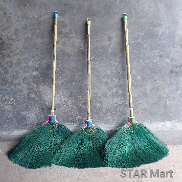 Jual Sapu Lantai Sapu Hijau Sapu Bahan Bunga Tebu | Shopee Indonesia