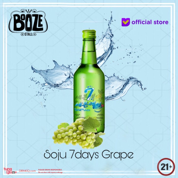 Jual Soju 7days Rasa Anggur / Grape 360ml | Shopee Indonesia