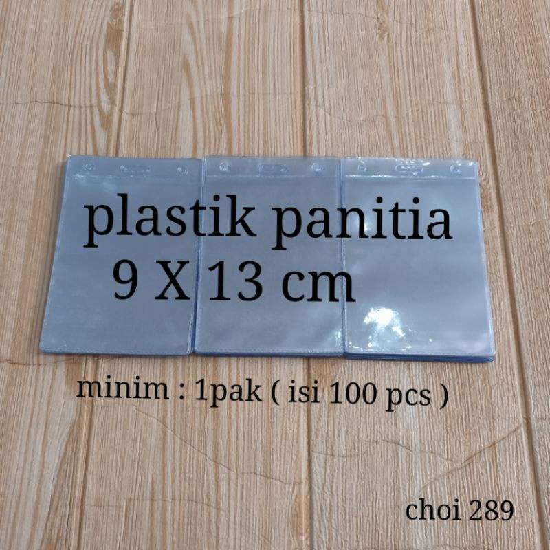 Jual plastik panitia ukuran 9 X 13 cm , plastik nametag . minim : 1 pak ...