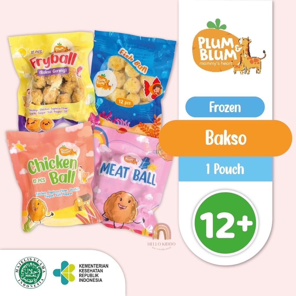 Jual PLUM&BLUM FROZEN CHICKEN BALL / MEAT BALL / FRYBALL - BAKSO AYAM ...