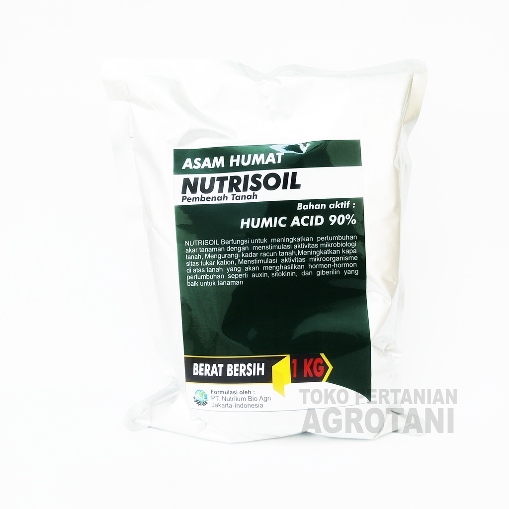 Jual Asam Humat Nutrisoil 1 Kg | Humic Acid Nutrisoil 1Kg | Asam Humat 90% | Shopee Indonesia