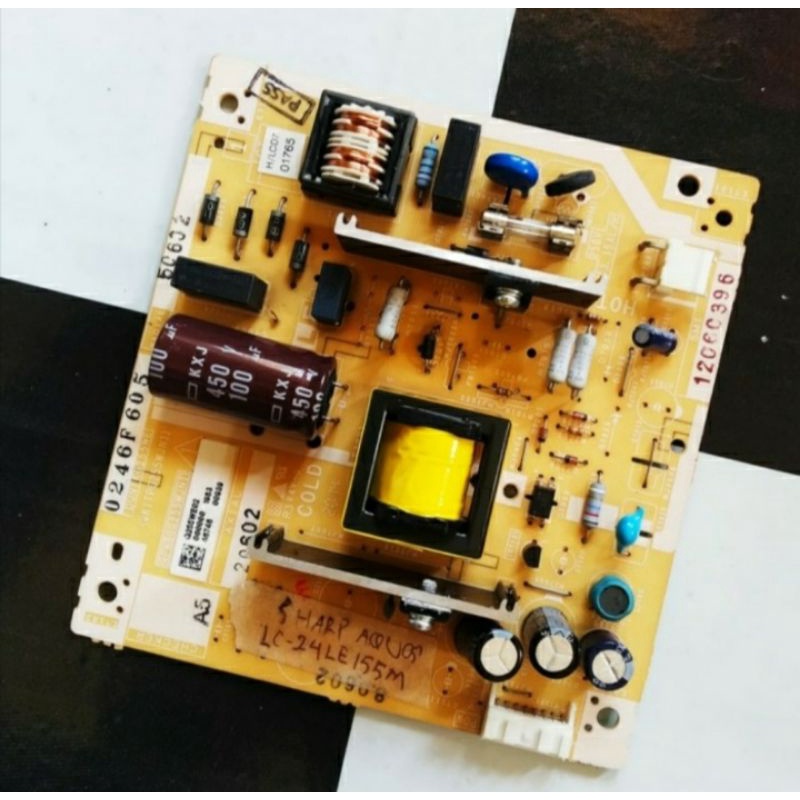 Jual PSU POWER SUPPLY TV LED SHARP AQUOS LC-24LE155M ORIGINAL | Shopee ...