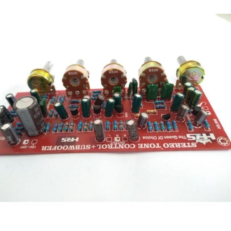 Jual Top Grade tone control stereo plus sub dan mic 5 potensio volume ...